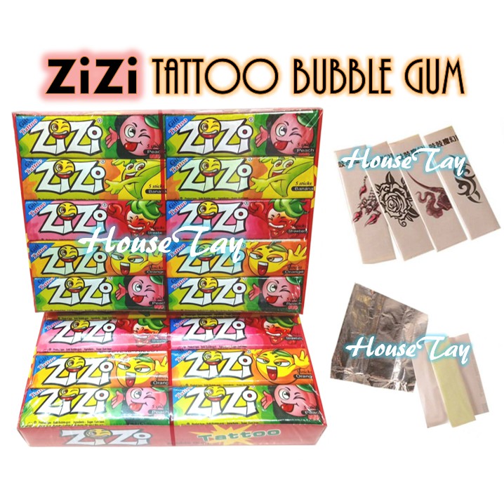 Zizi Chewing Gum Bubble 口香糖 Gula Getah Candy 20's | Shopee Malaysia