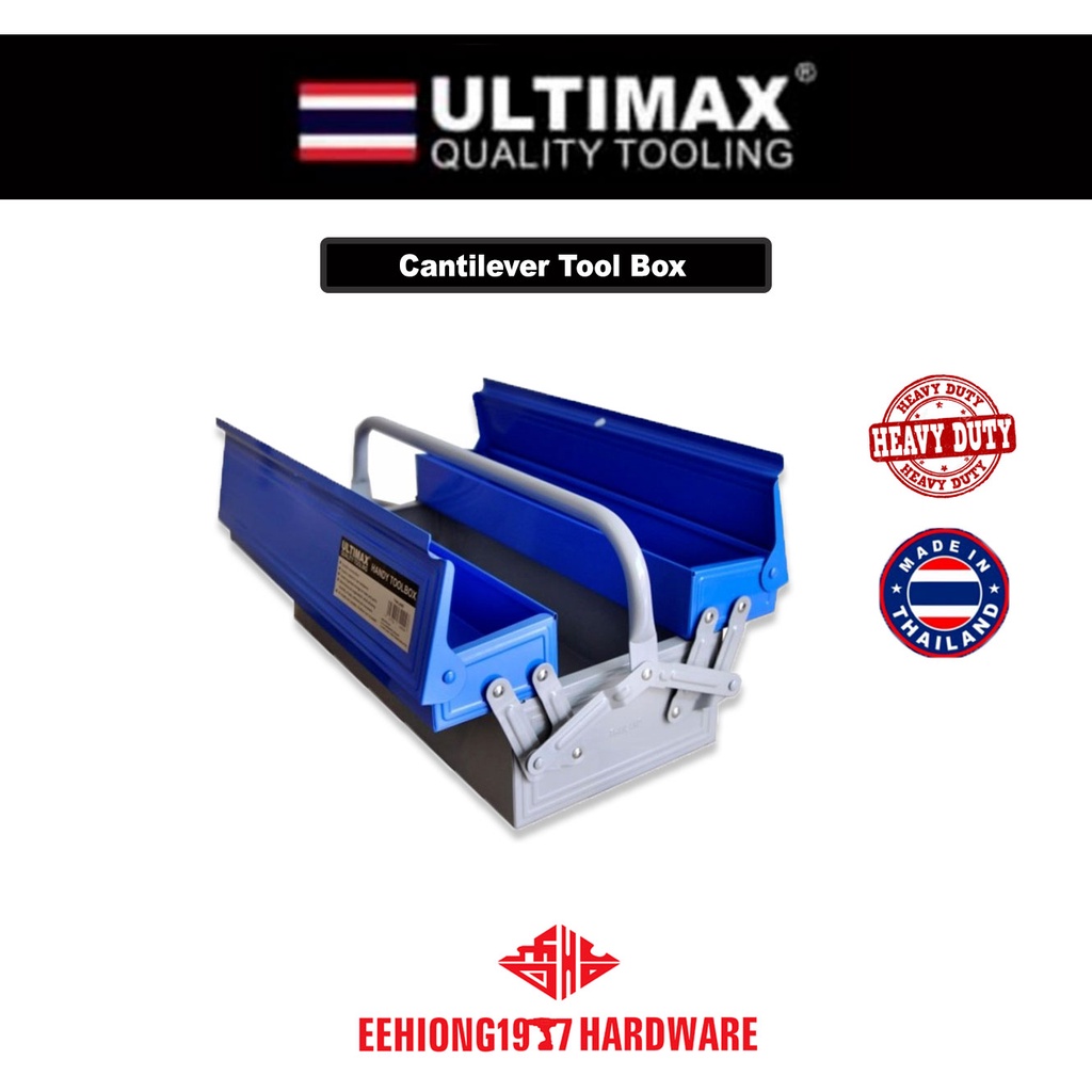 Ultimax Cantilever Tool Box Kotak Spanar kotak besi storage box spanner ...