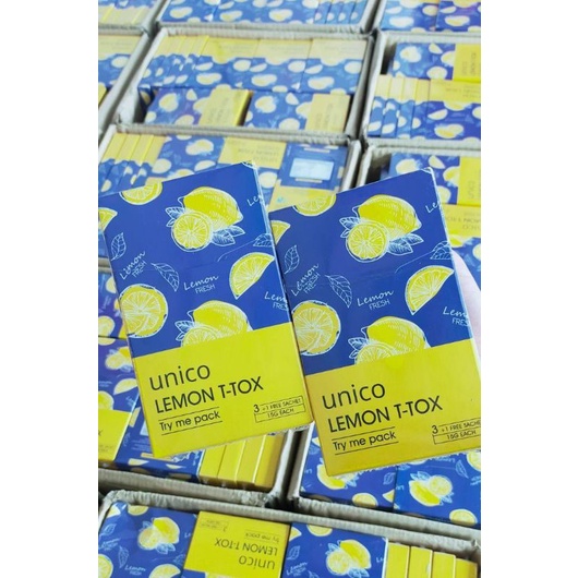 UNICO LEMON T-TOX ‼️UNICO PUDDING GLO | Shopee Malaysia