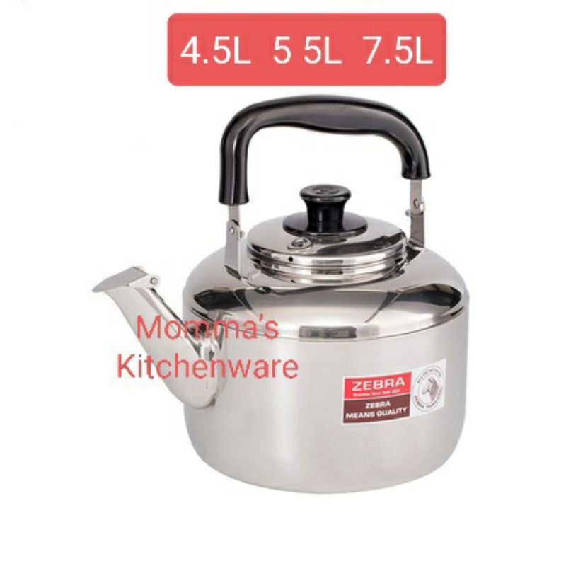 ZEBRA SUS304 Stainless Steel Whistling Kettle Cerek Bunyi / Wisel ...