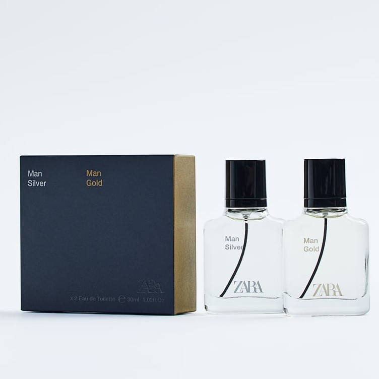 [ORIGINAL]ZARA MAN GOLD + ZARA MAN SILVER EDT 100 ML | Shopee Malaysia
