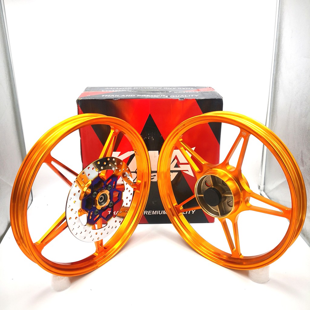 (100% CNC) KING DRAG SPORT RIM FG510 YAMAHA Y15 V1 , Y15 V2 WITH ...