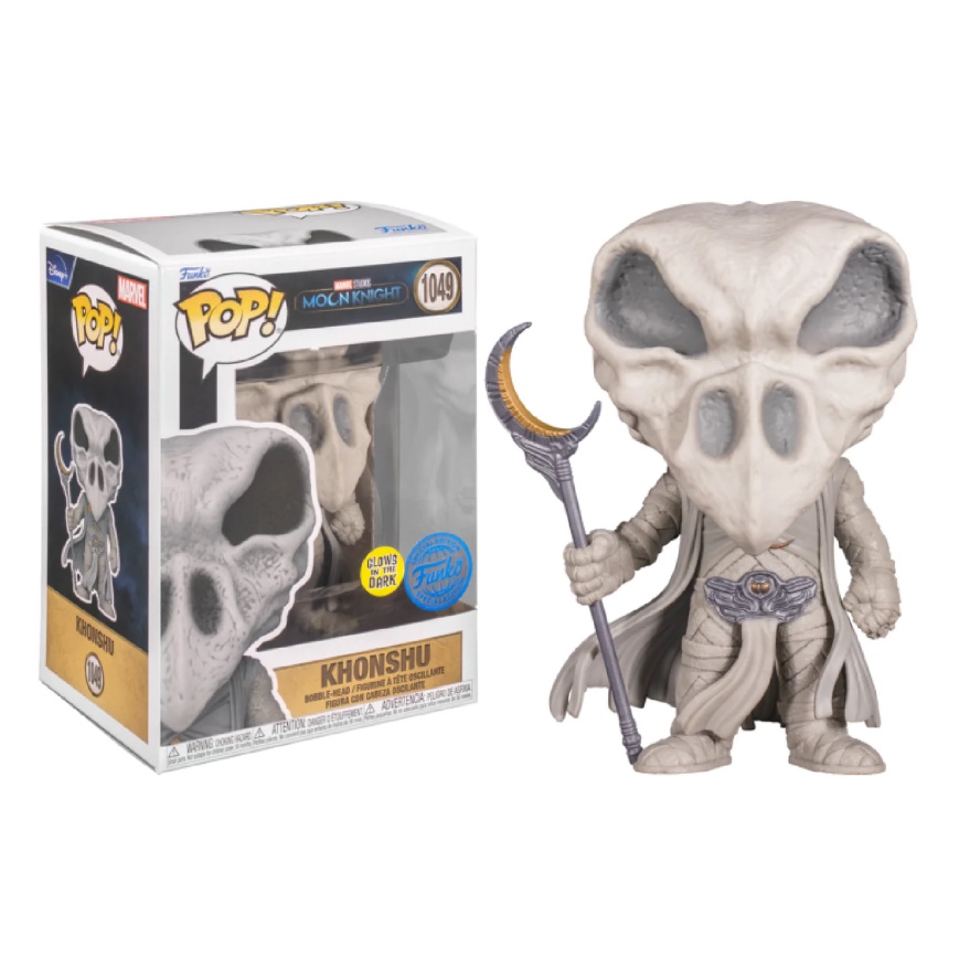 Funko Pop! Marvel: Moon Knight (2022) - Khonshu (Glow In The Dark ...