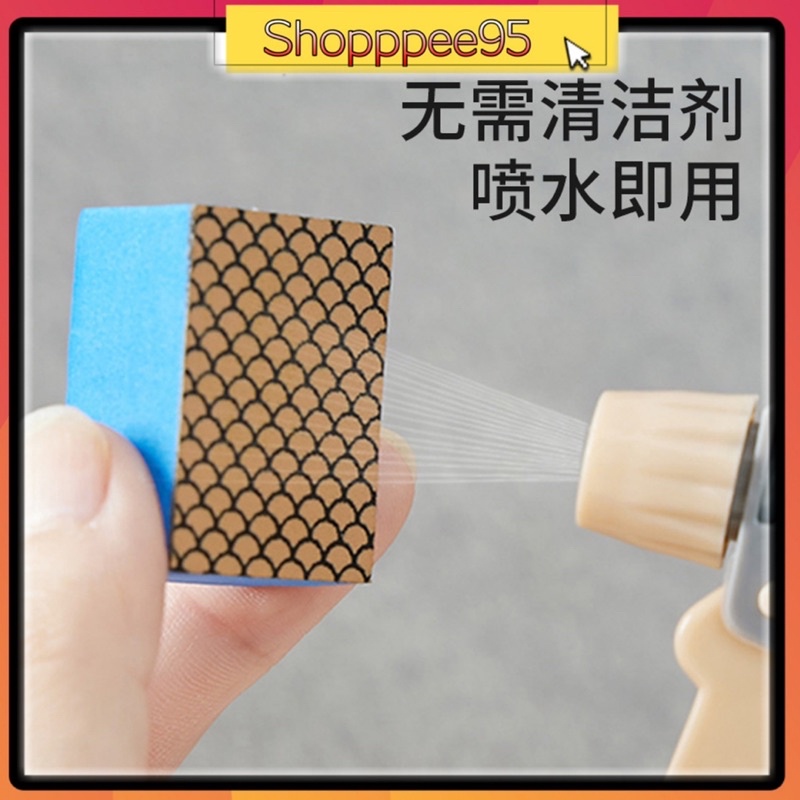 🇲🇾Aquarium Glass Cleaning Sponge Calcium Magnesium Crystal Stain ...