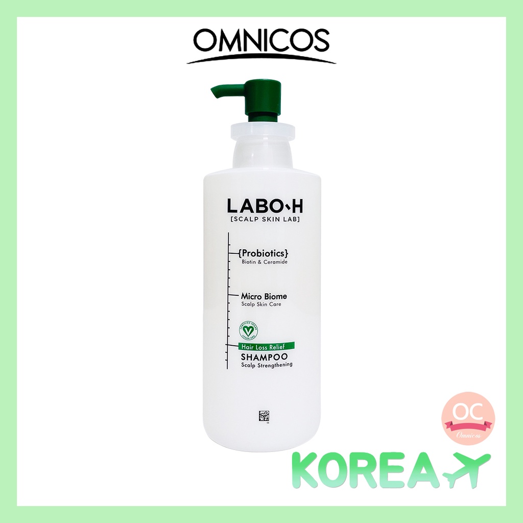 LABO-H Hair Loss Relief SHAMPOO Scalp Strengthening 400ml + free gift ...