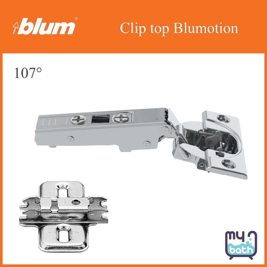 Blum 75B1550 BCOR ∡107° Clip top Blumotion Soft-Closing Cabinet Hinges Accessories | Shopee Malaysia