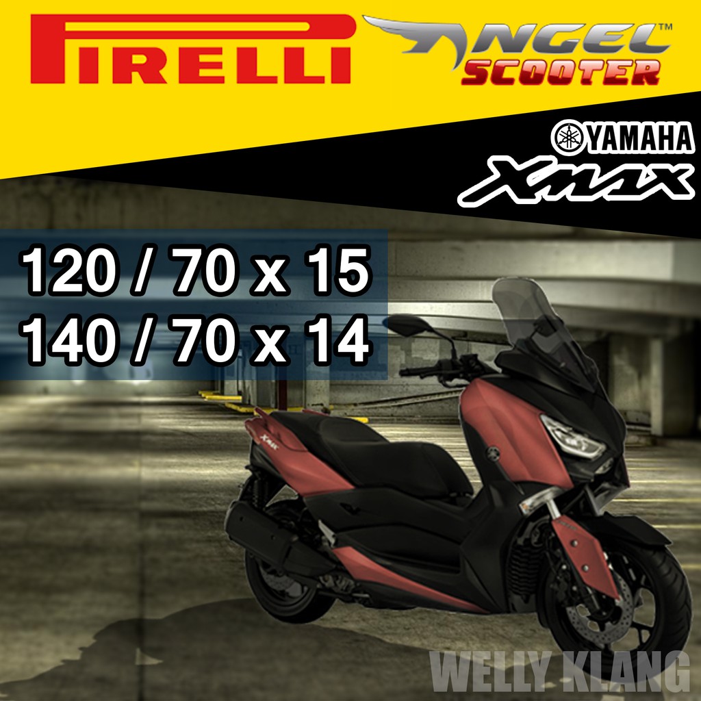 Pirelli Angel Scooter Tyre Tayar for Yamaha XMAX 250 | Shopee Malaysia