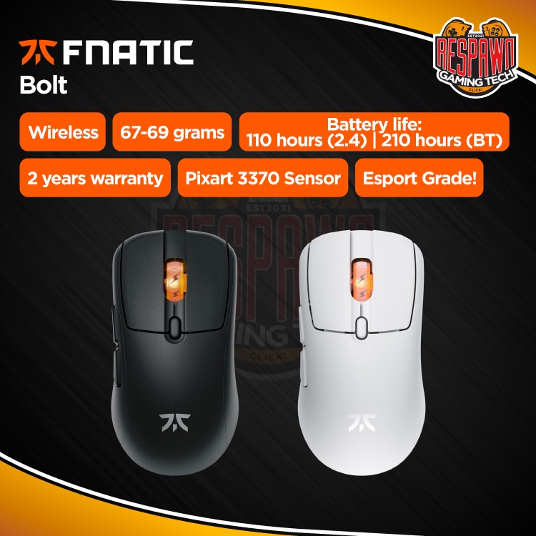 Fnatic Gear Bolt Wireless Gaming Mouse | Shopee Malaysia