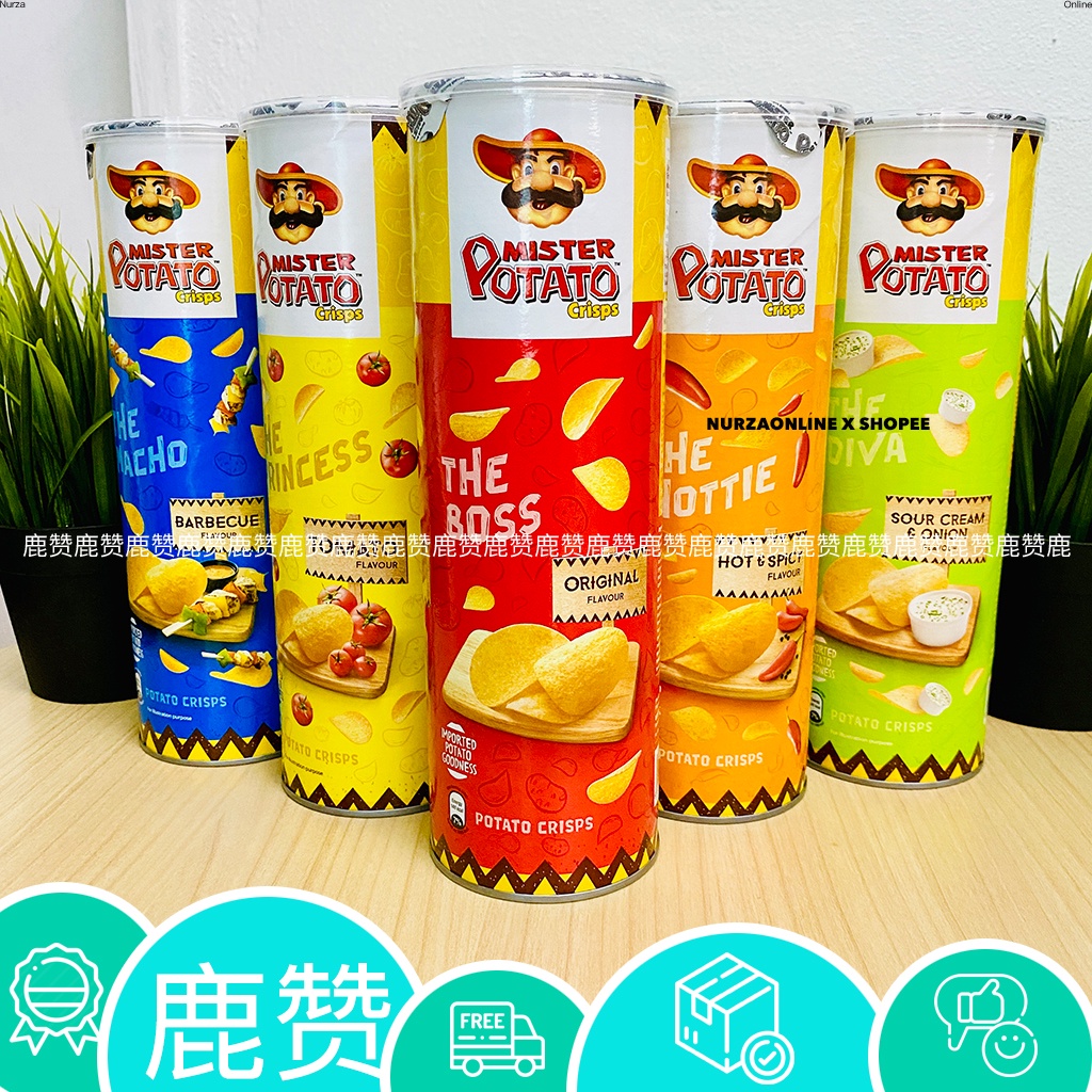 Mister Potato Crisps Canister Tin150g | Shopee Malaysia