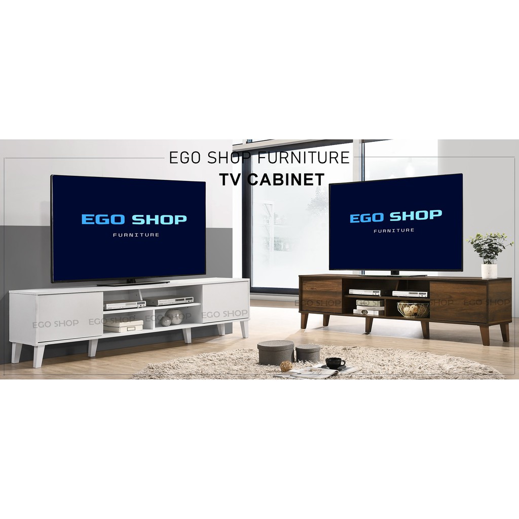Ego Shop 6 ft TV Cabinet /Rak Tv / Kabinet Tv/TV Rack Simple Modern ...