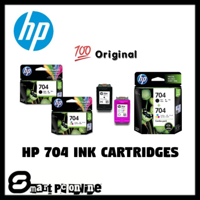 HP 704 Ink Cartridge ( Single / Combo Original 100%) | Shopee Malaysia