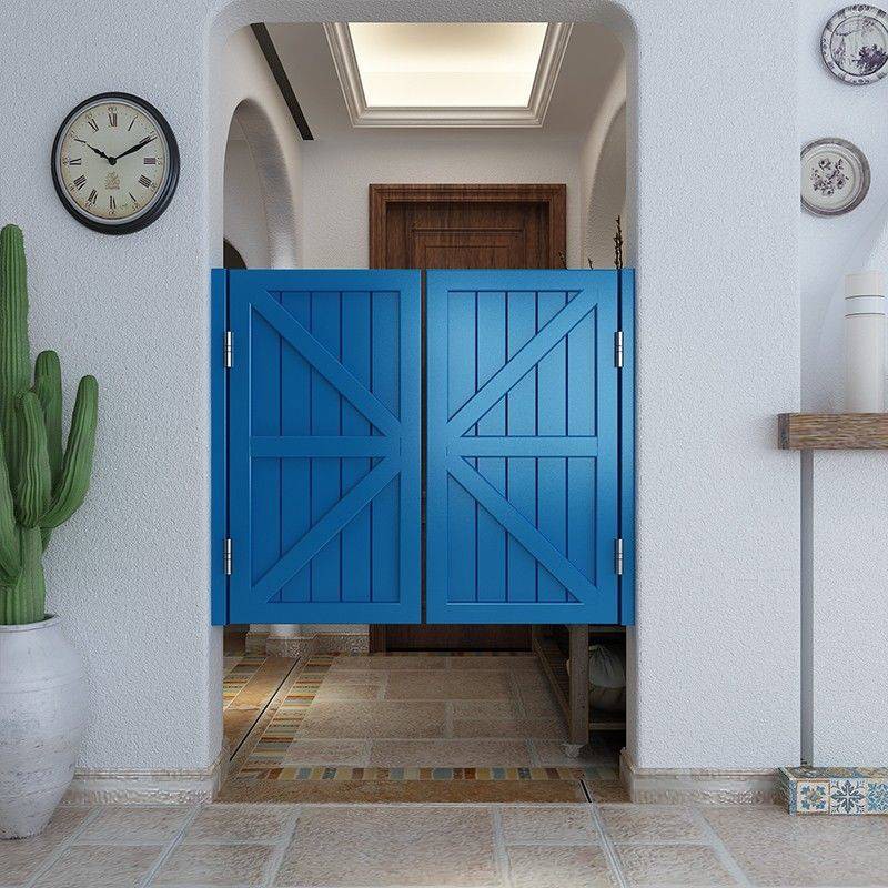 Pintu Pintu pinggang kayu pepejal Mediterranean bar pintu koboi bilik ...