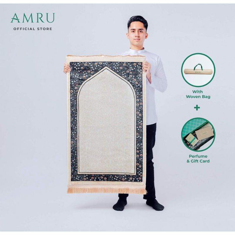 AMRU Safiye Sajada - Aqua Tulip (FREE PARFUME & GIFTCARD) | Shopee Malaysia