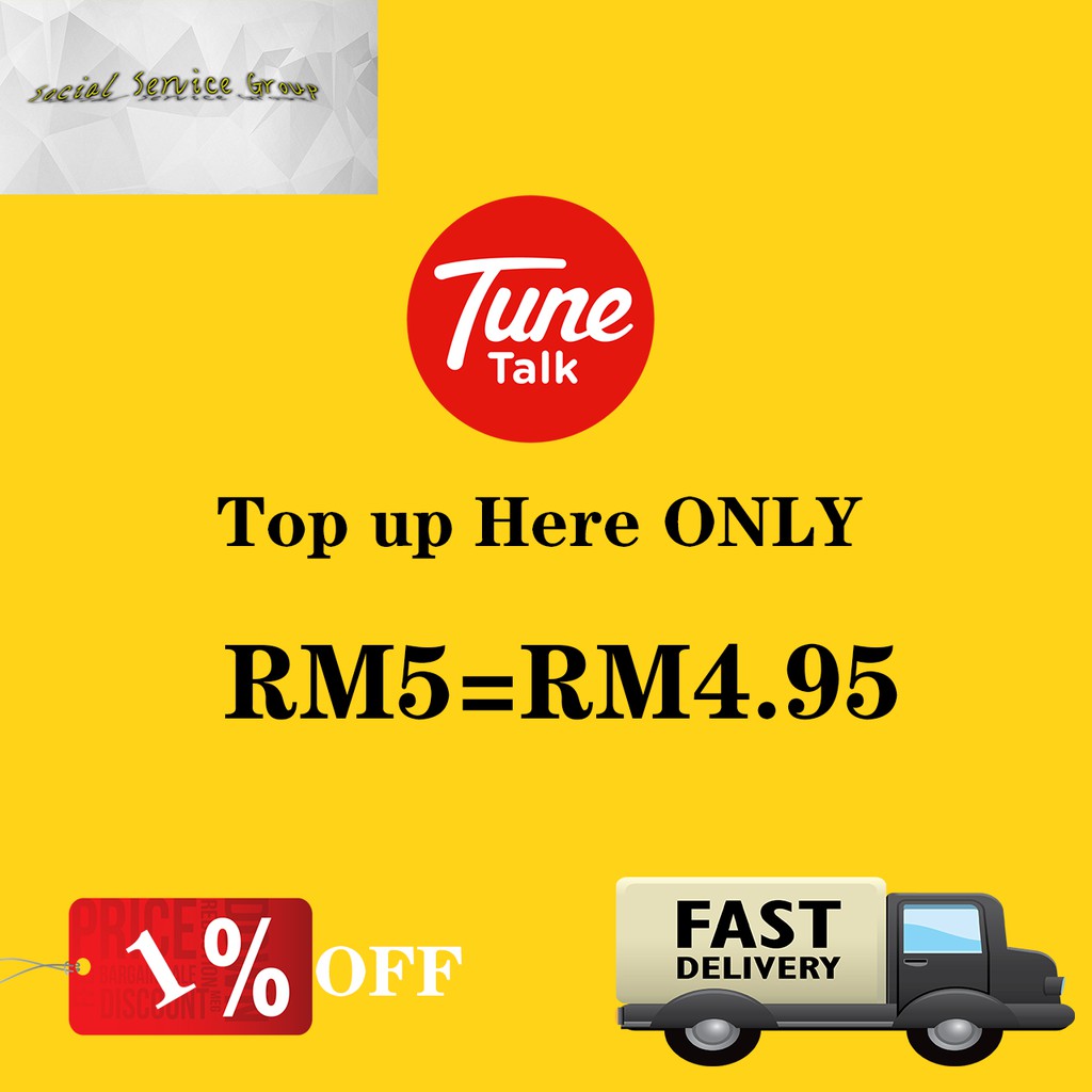 TuneTalk Topup ( RM5 / RM10 / RM30 / RM50 / RM100 ) PIN RELOAD PREPAID TOP | Shopee Malaysia