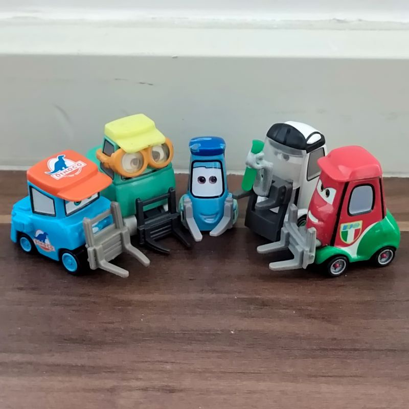 Disney Pixar Cars Forklift and Pit Crew Loose Fk02 | Shopee Malaysia