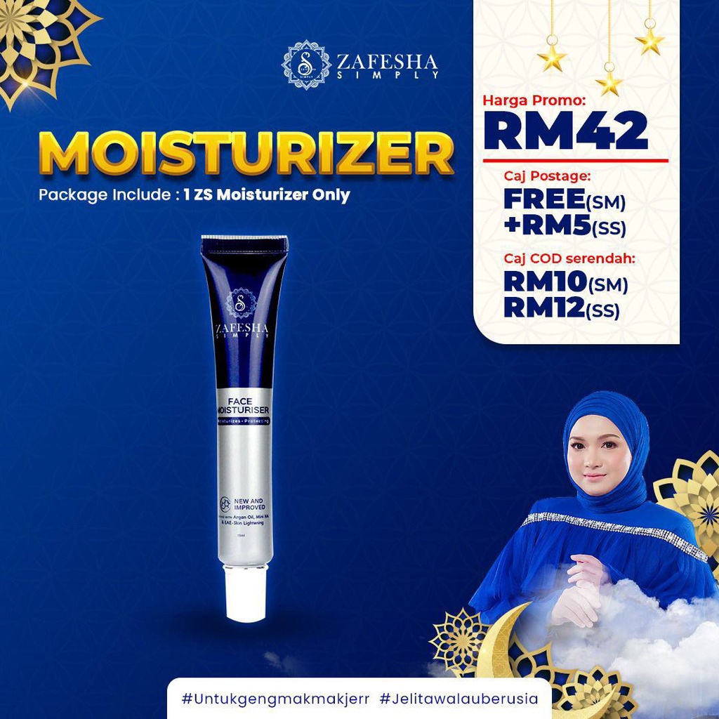 ZAFESHA FACE MOSTURIZER ( ZA172s) | Shopee Malaysia