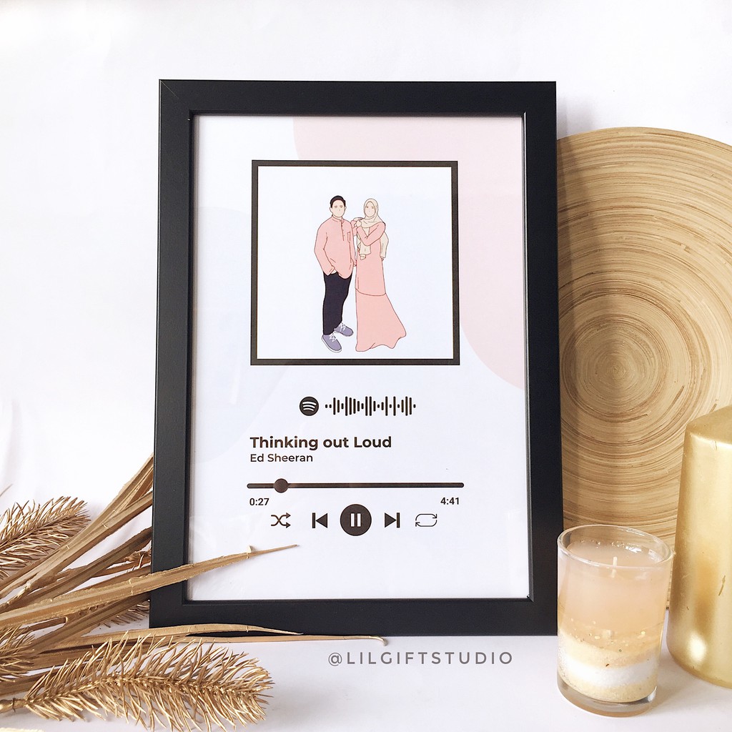 [Ready Stock] Aesthetic Spotify Code Frame (A4 Size) | Shopee Malaysia