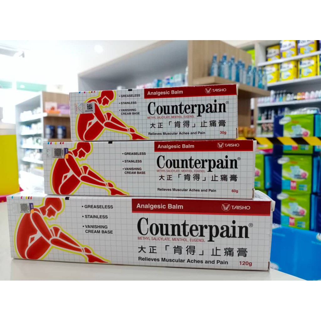 COUNTERPAIN ANALGESIC BALM (30G , 60G , 120G) | Shopee Malaysia