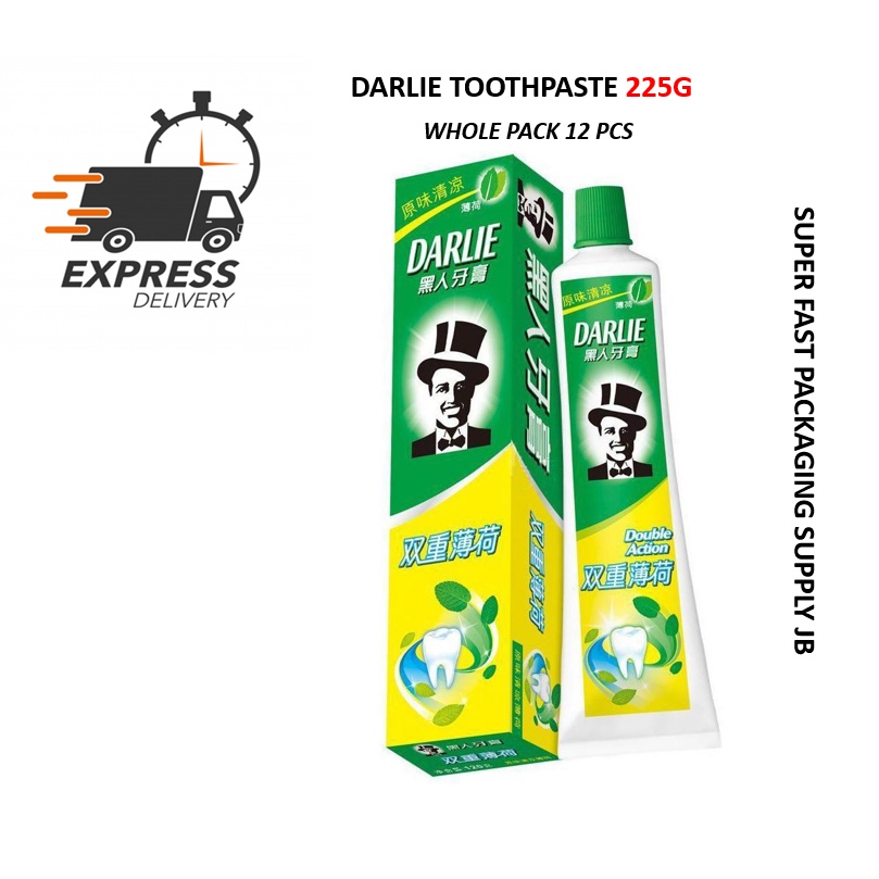 Darlie Double Action Toothpaste / Ubat Gigi Original Strong Mint 225g ...