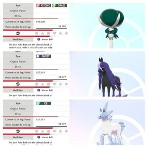 Pokemon Sword/Shield Trade 6Ivs Calyrex, Spectrier, Glastrier | Shopee ...