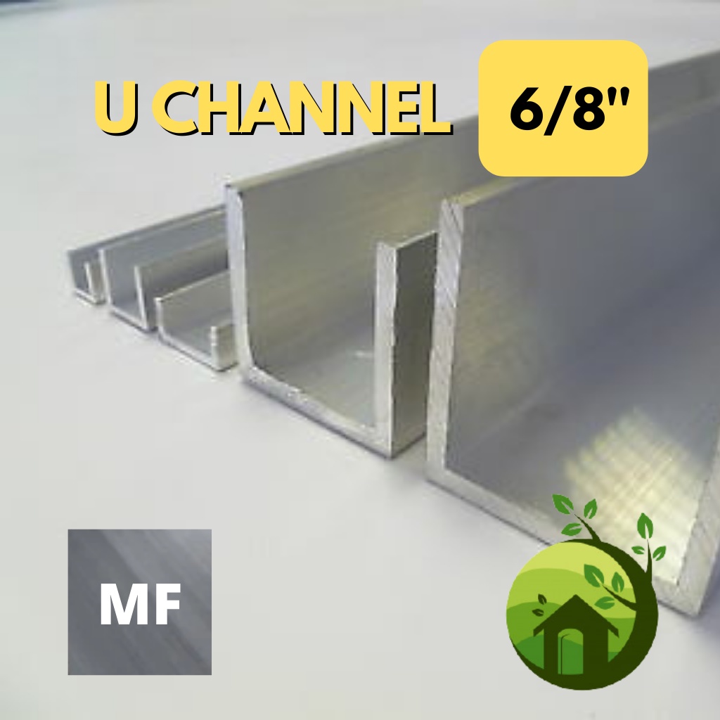 6/8'', 1'' Aluminium U Channel Equal Channel Bar U Shape Bar Aluminium ...