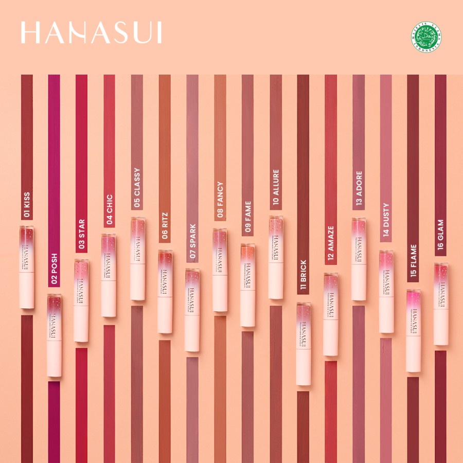 Hanasui MATTEDORABLE LIPCREAM NEW SHADE | Shopee Malaysia