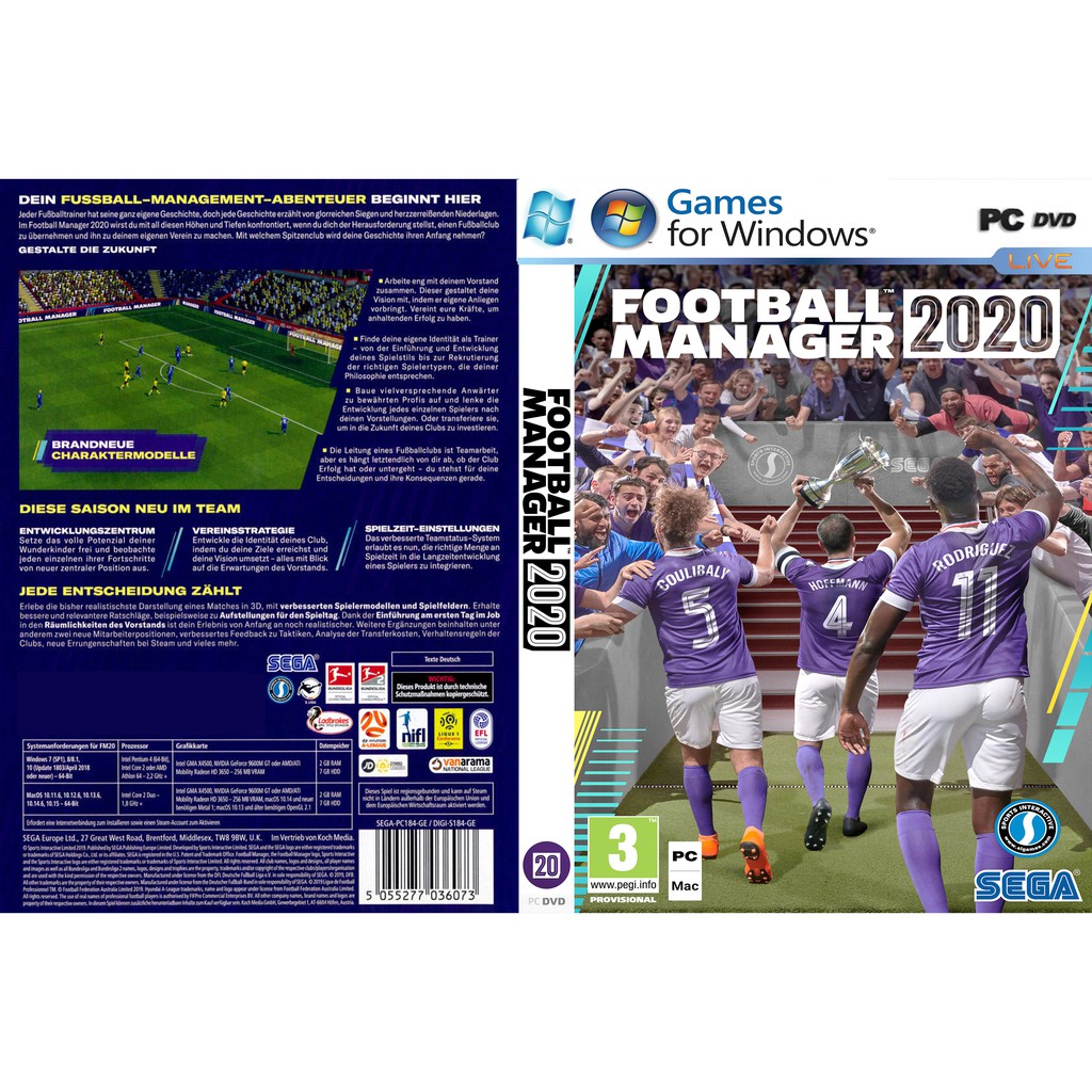 Football Manager 2020 PC GAME [Offline] | Shopee Malaysia