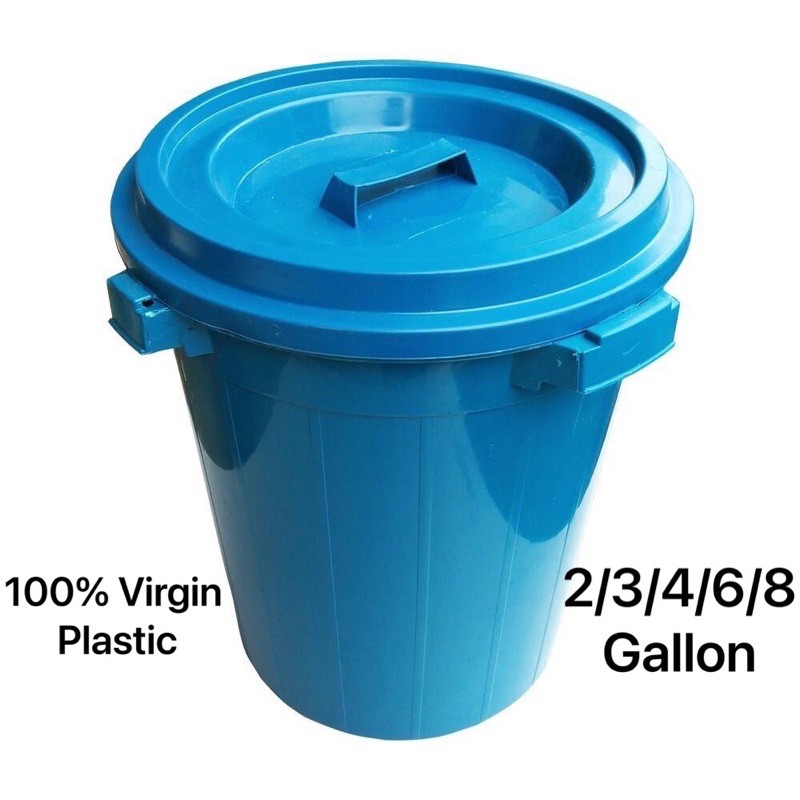 CSK Plastic Pail With Cover / Dustbin / Tong Sampah / Water Pail / Water Storage / Bucket ...