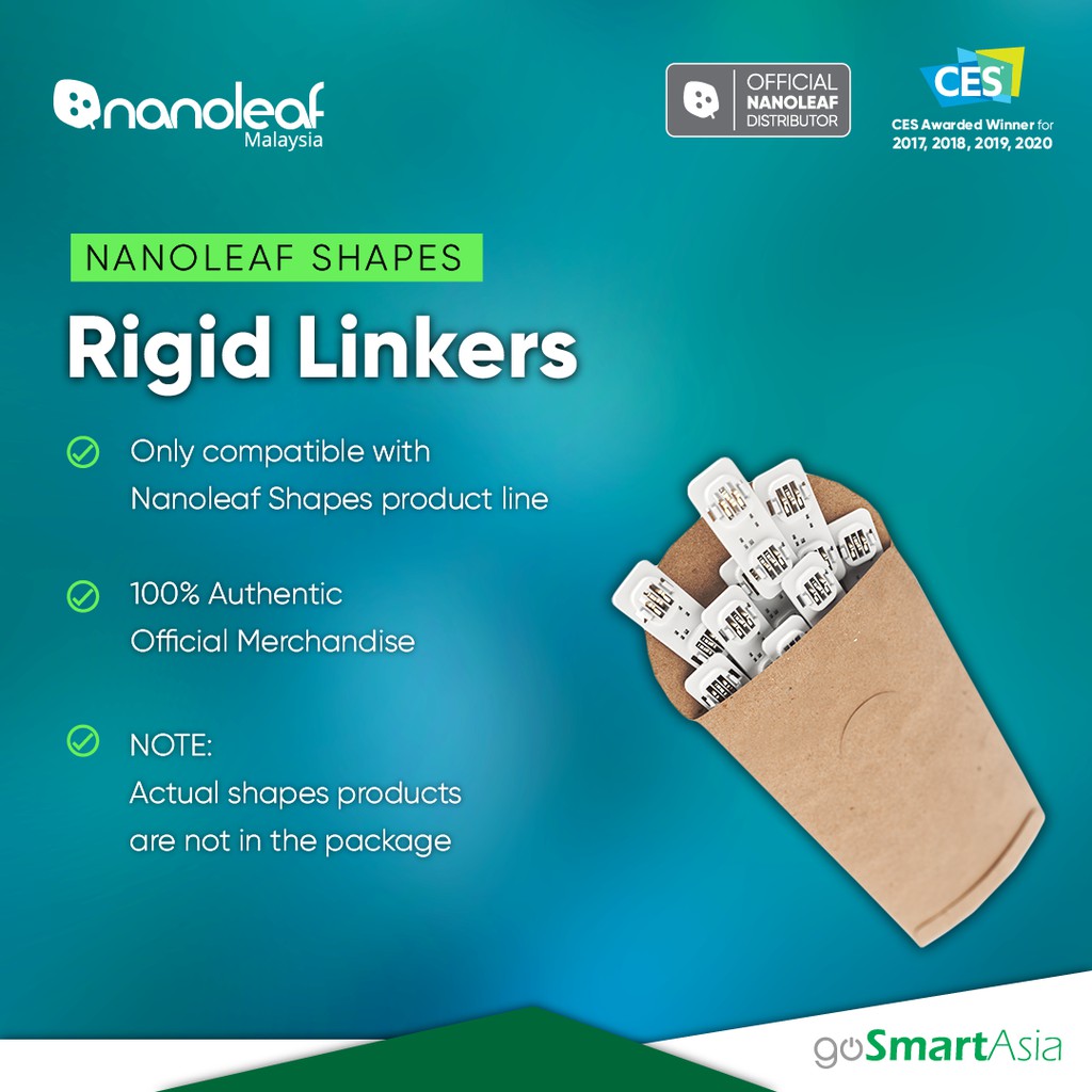 Accessories 2nd Gen Nanoleaf Shapes PCB Rigid linkers 9pcs (NOT SHAPES ...