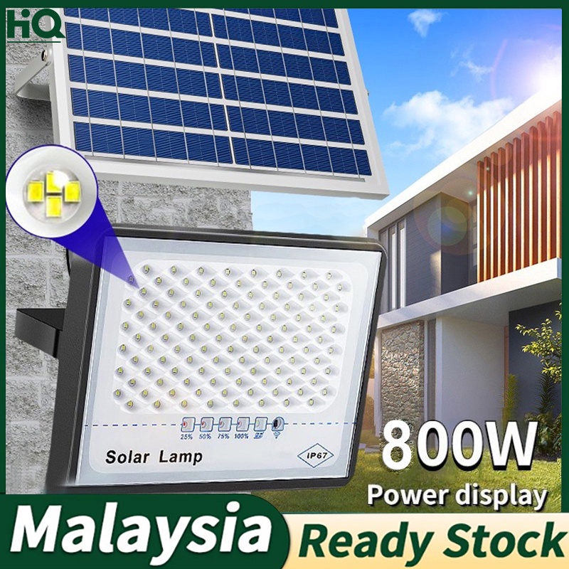 Ready Stock Solar High bright LED Flood Light 500W Outdoor Spotlight ...