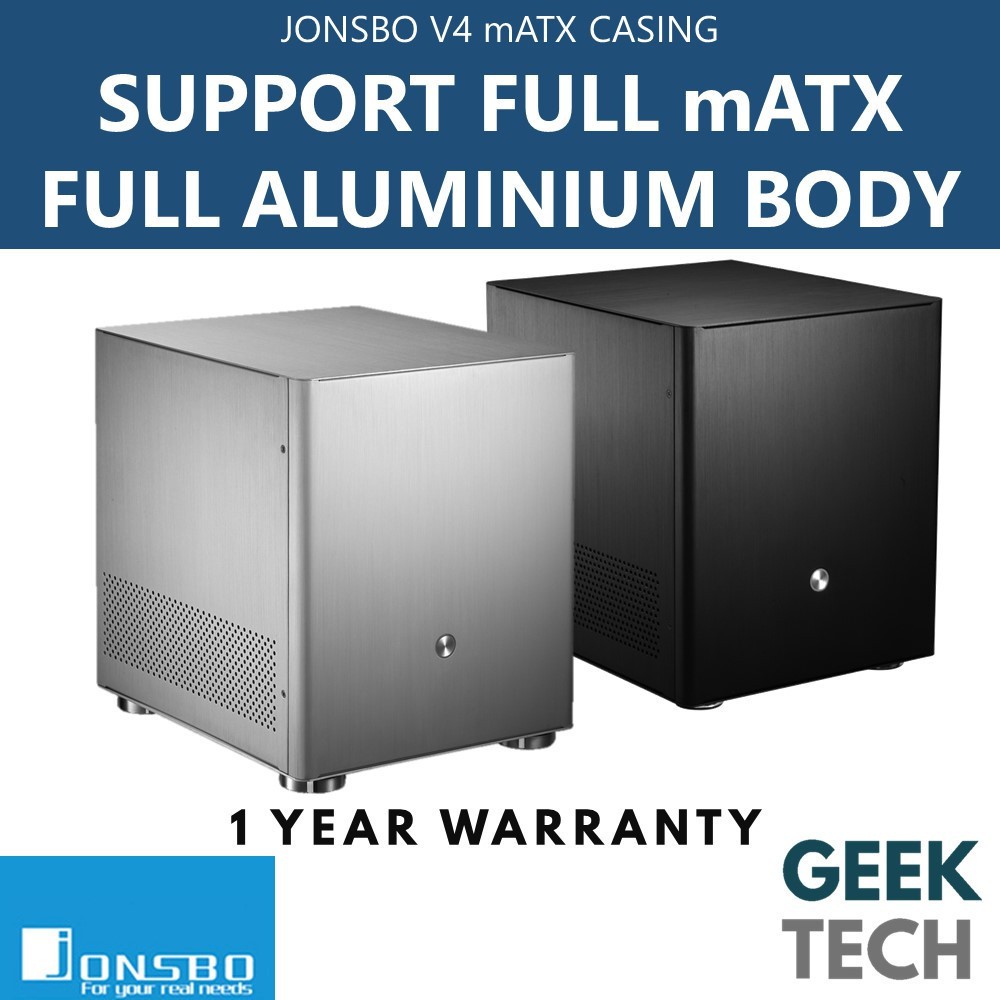 JONSBO V4 mATX Aluminium Casing | Shopee Malaysia