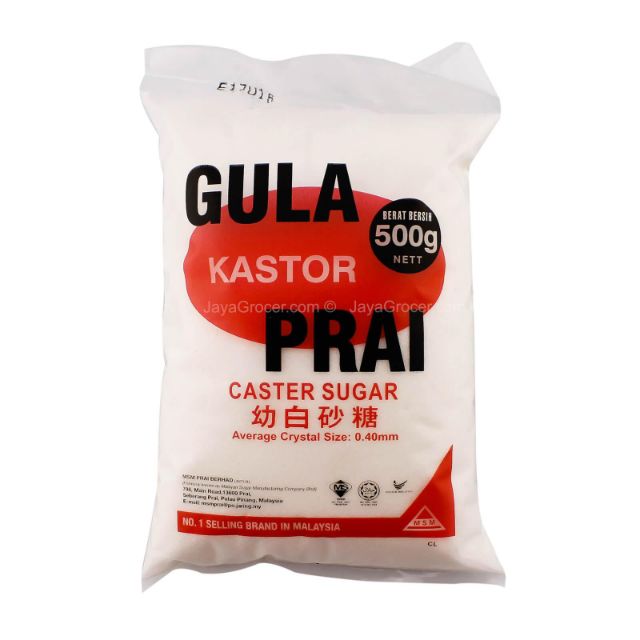 Castor Sugar / Gula Kastor Kaster Caster Sugar 500g | Shopee Malaysia