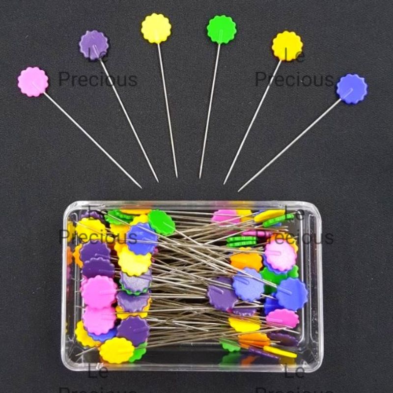 Original Japan Jarum Langgar Lari / Jarum Peniti / Flat Flower Pin ...