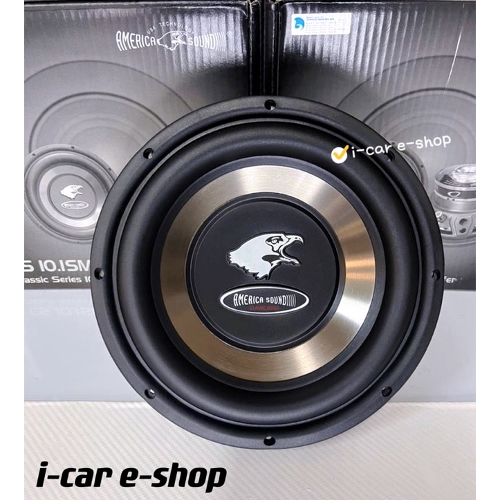 America sound 🇺🇸 10”inch high power performance car subwoofer single magnet single koil / box ...