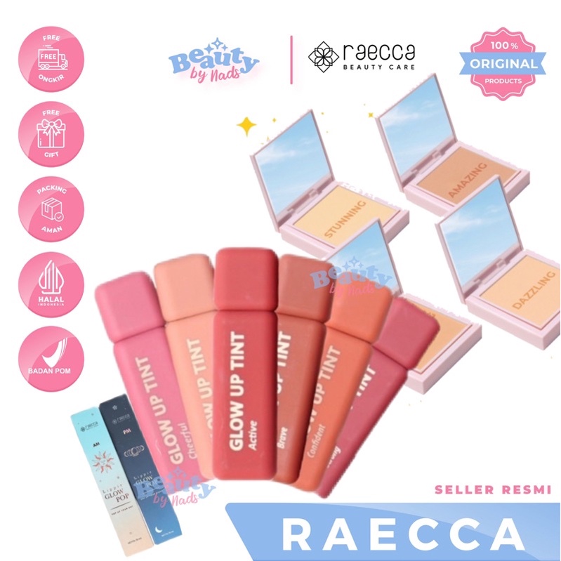 [READY] Glow UP TINT BY RAECCA LIPPIE GLOW POP BY RAECCA AM PM LIP TINT ...