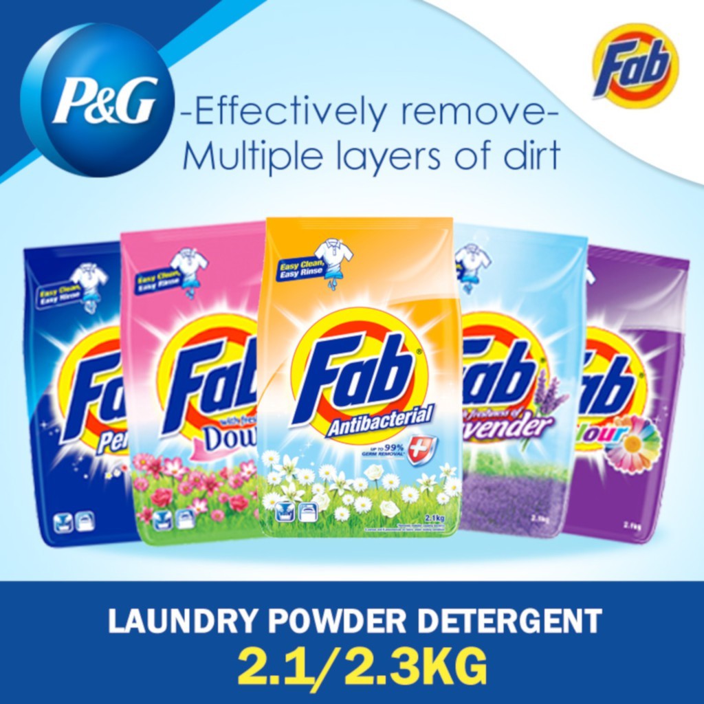 Fab Powder Detergent 2.3/2.1kg | Shopee Malaysia