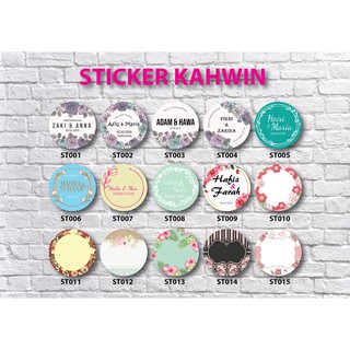 sticker kahwin - Prices and Promotions - Jul 2022 | Shopee Malaysia