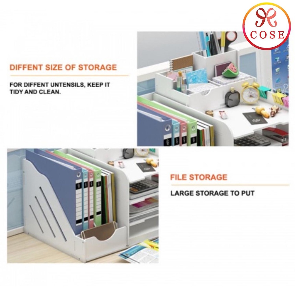 COSE Document Rack Office Table Storage File Organizer Document Rak ...