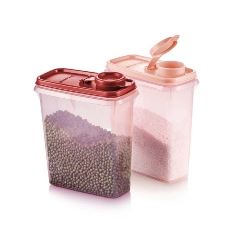 (Tupperware) Mini Snack Ez Storer (2pcs) 825ml | Shopee Malaysia