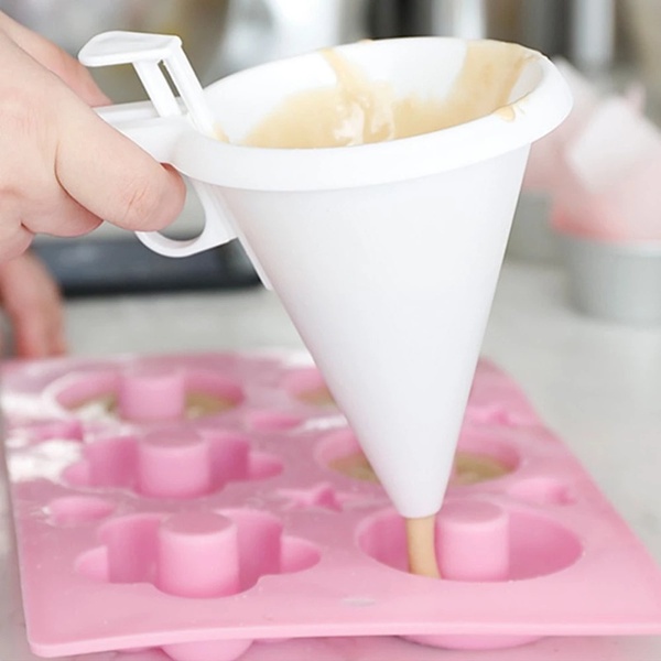 Handheld Funnel Butter Frosting Chocolate Batter Dispenser Separator ...