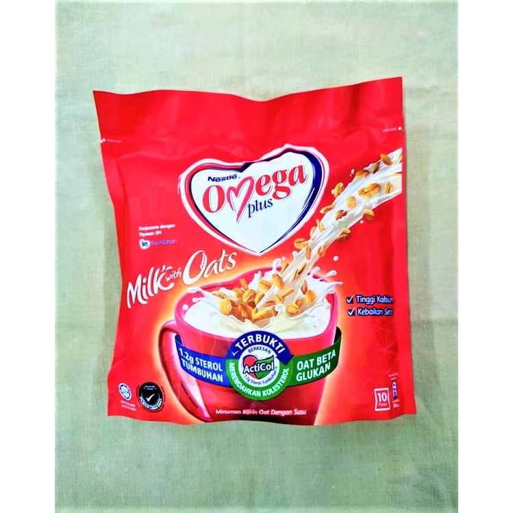 Nestle Omega Plus Milk With Oats [ 42G x 10's ] | Shopee Malaysia