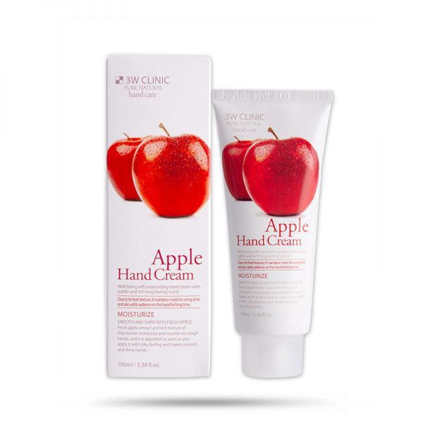 3WCLINIC APPLE HANDCREAM HANDCREAM 100ML EXPORT | Shopee Malaysia