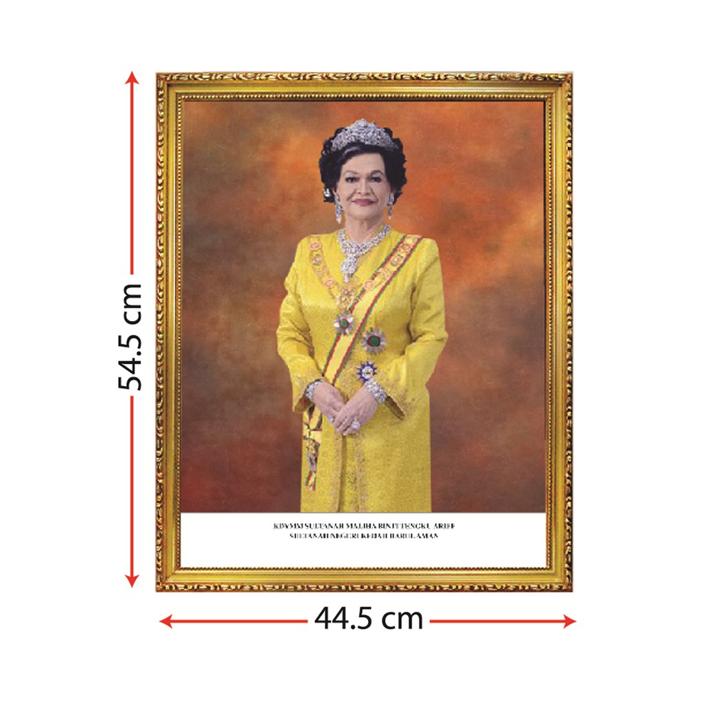 Bingkai Potret Permaisuri Sultan Kedah, Sultan Kedah Queen Portrait ...