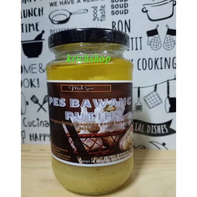 PES BAWANG PUTIH HOMEMADE/GARLIC PASTE (330G) | Shopee Malaysia