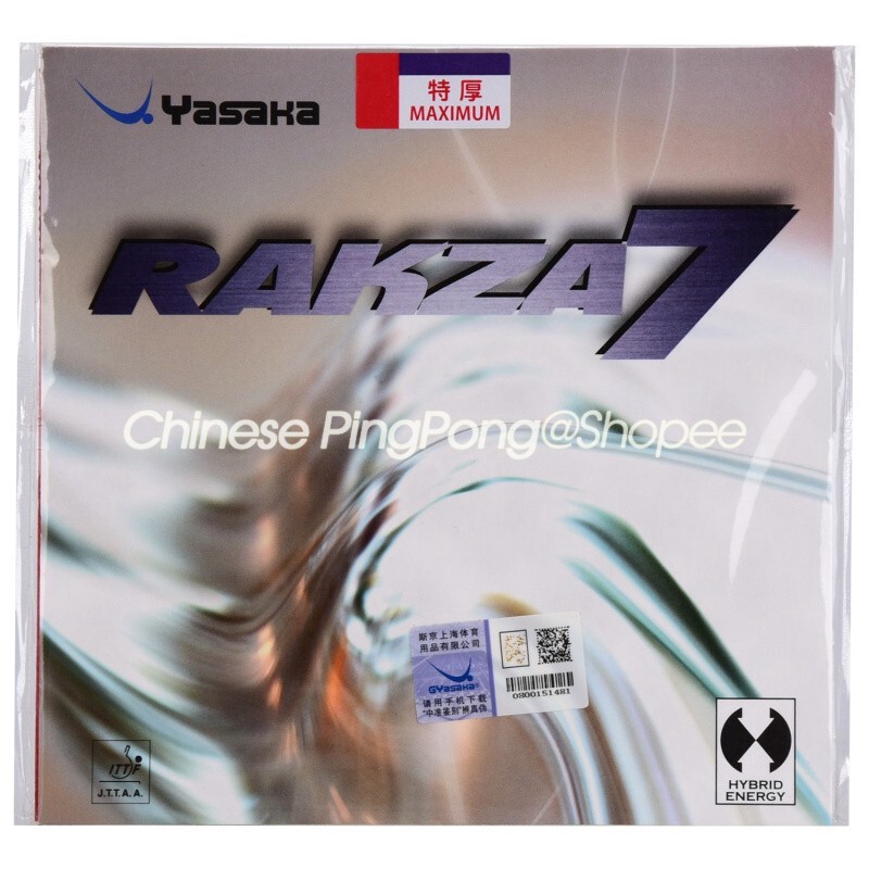 Yasaka rakza 7 table tennis rubber pips-in original yasaka rakza7 / rk7 ...