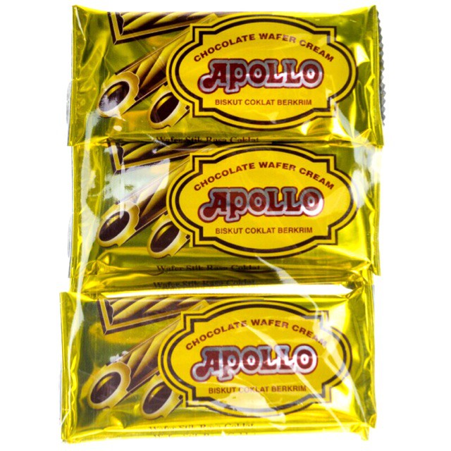 (11g) Apollo Stick Wafer Chocolate | Shopee Malaysia