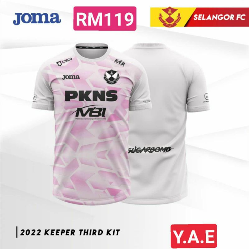 JERSI KEEPER THIRD KIT SELANGOR (2022) | Shopee Malaysia