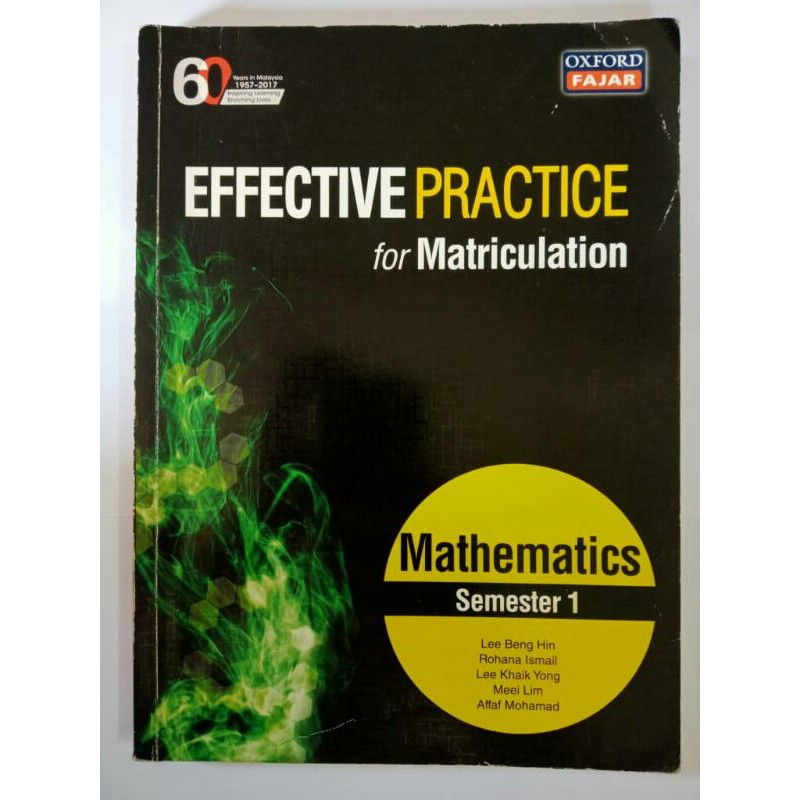 Matriculation Mathematics Semester 1 Reference Book Buku Rujukan ...