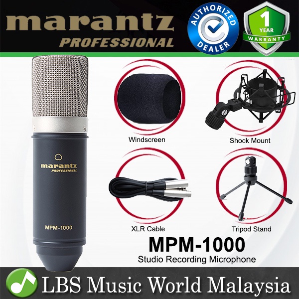Marantz Professional MPM-1000 Studio Recording Condenser Microphone ...
