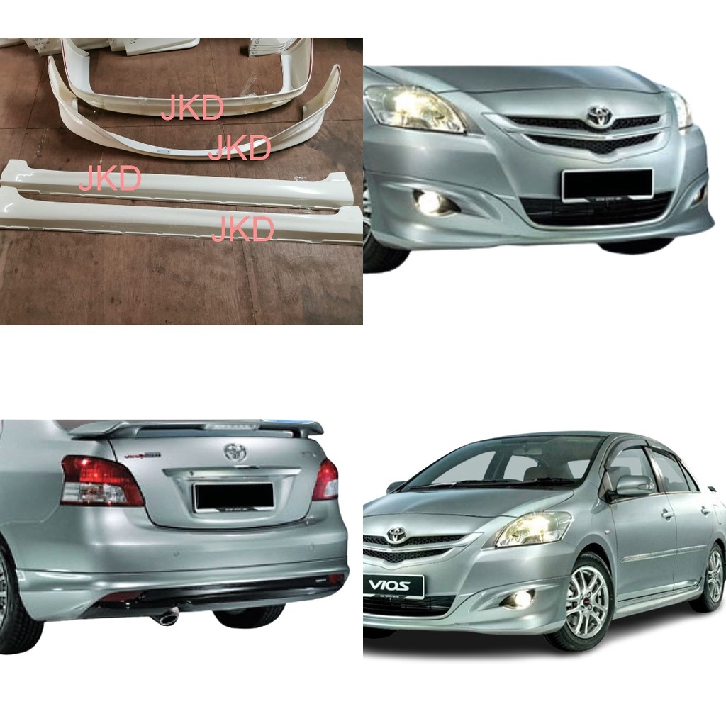 BODYKIT TOYOTA VIOS NCP93 2008-2012 TRD SPORTIVO FRONT REAR & SIDE ...